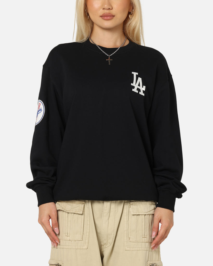 New Era Los Angeles Dodgers MLB Team Logo Crewneck Black | Culture Kings US