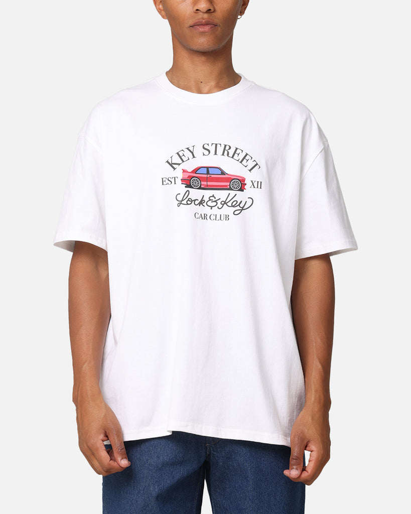 Key Street Lock And Key Club 1 T-Shirt White | Culture Kings US