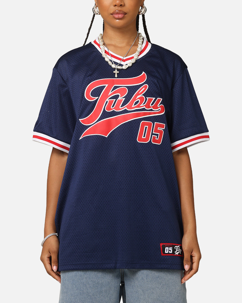 Fubu Mesh T-Shirt Navy/Red/White | Culture Kings US
