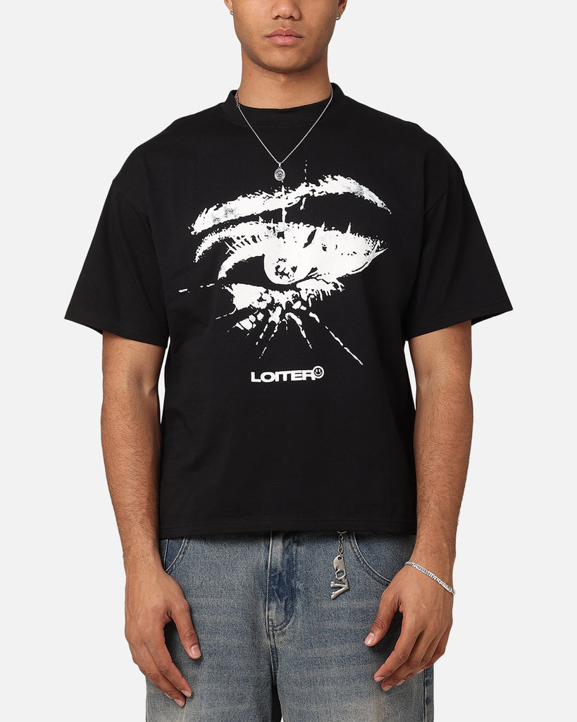 Loiter Eyes Can't Lie T-Shirt Black | Culture Kings US