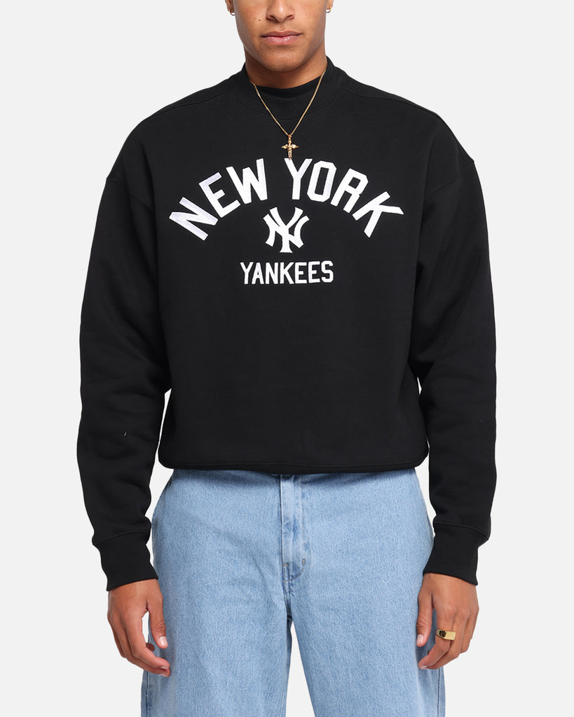 Majestic Athletic New York Yankees Arch Boxy Crewneck Black | Culture ...