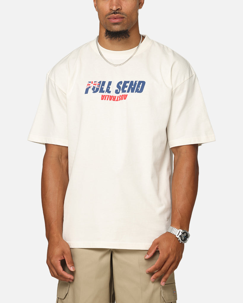 Full Send Aussie Send T-Shirt Off White | Culture Kings US