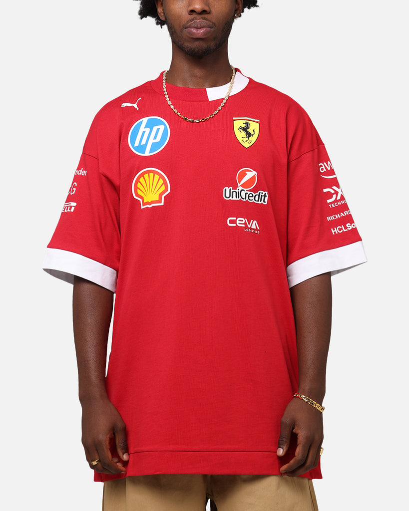Puma X Scuderia Ferrari Drivers T-Shirt Cherry | Culture Kings US