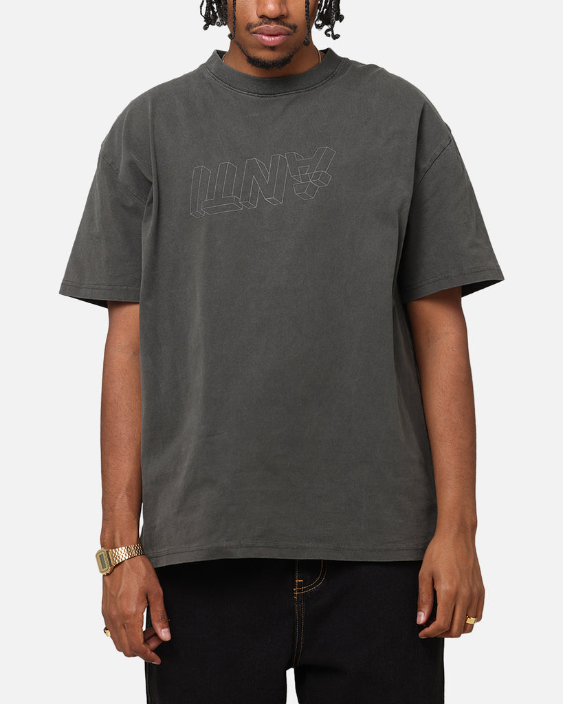 The Anti Order Dimension Boxy T-Shirt Black Wash | Culture Kings US