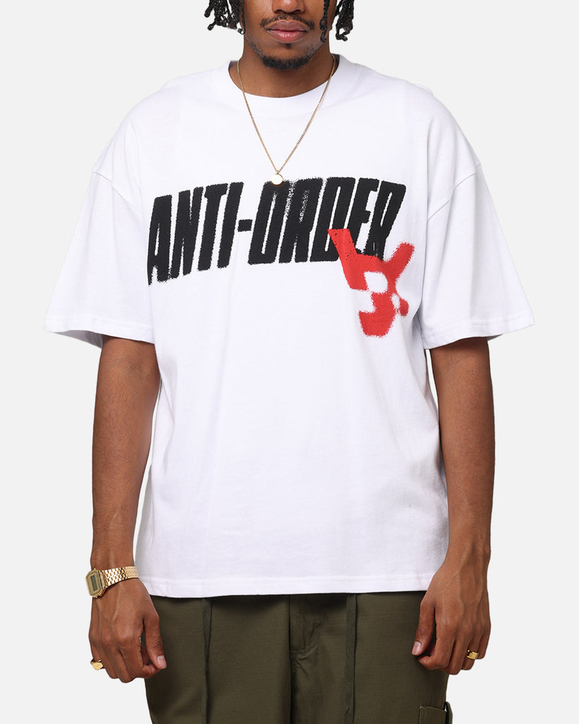The Anti Order Anti Stacked Drop Shoulder T-Shirt White | Culture Kings US