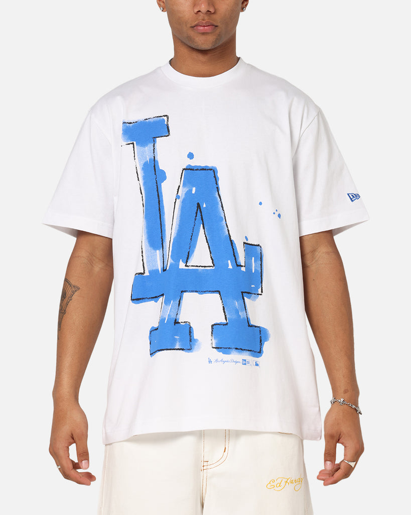 New Era Los Angeles Dodgers Oversized Paint T-Shirt White | Culture ...