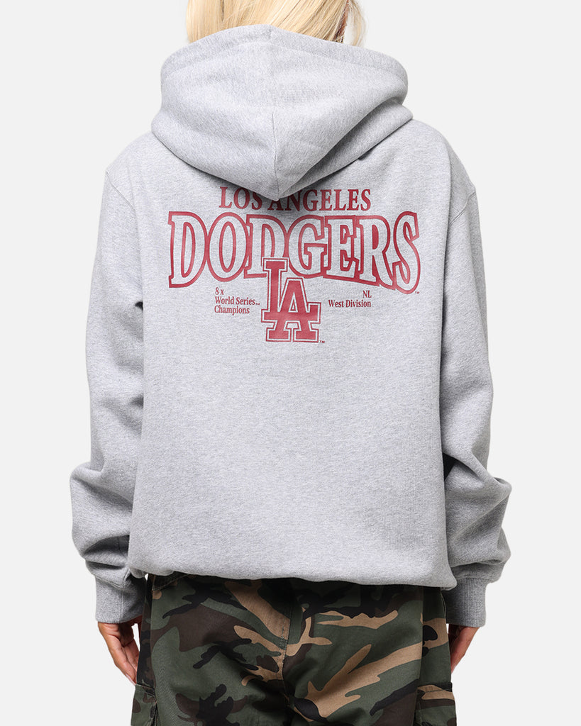 Majestic Athletic Los Angeles Dodgers Arch Mercer Hoodie Grey Marle ...