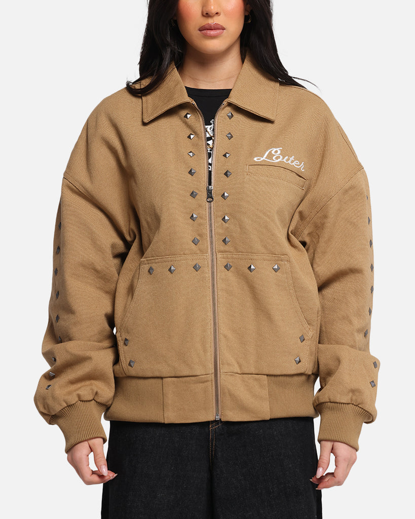 Loiter Chopper Work Jacket Tan | Culture Kings US