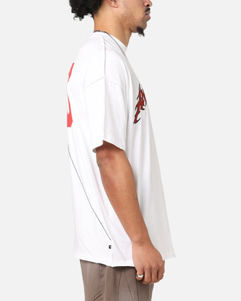 The Anti Order Mosh Non Seam T-Shirt White/Red | Culture Kings US