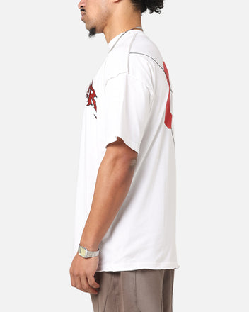 The Anti Order Mosh Non Seam T-Shirt White/Red | Culture Kings US