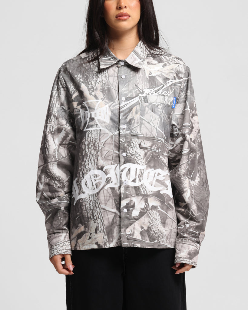 Loiter Chopper Long Sleeve Shirt Real Tree Camo | Culture Kings US