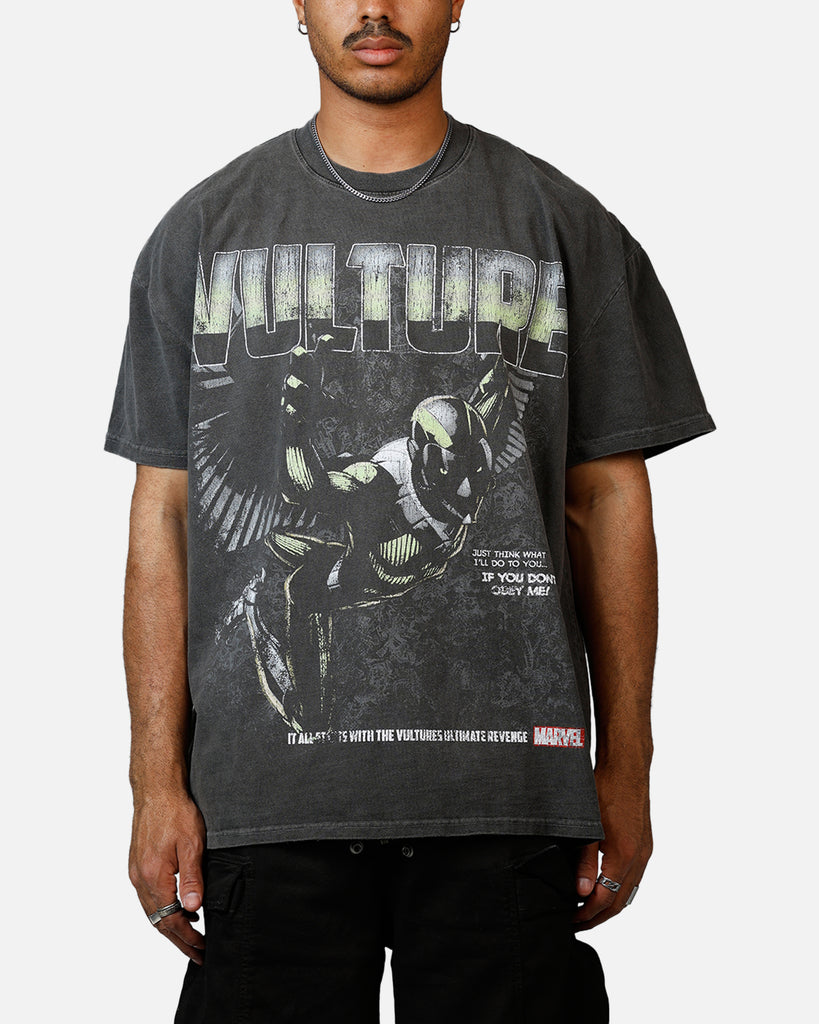 Goat Crew Marvel Sinister Six Vulture Heavy T-Shirt Black Wash ...