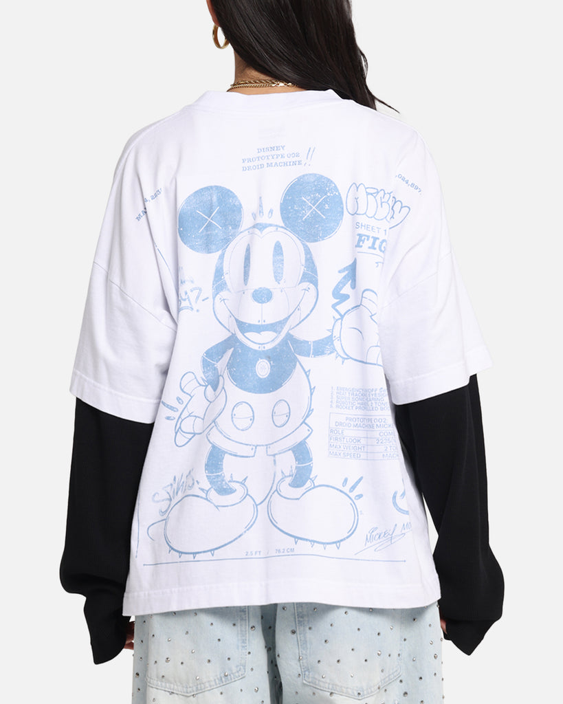 73Studio Disney Mickey Prototype II Long Sleeve T-Shirt White | Culture Kings US