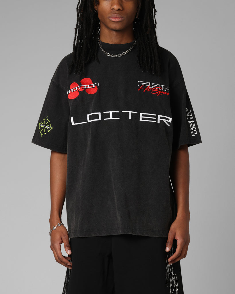 Loiter Racing Premium T-Shirt Charcoal | Culture Kings US