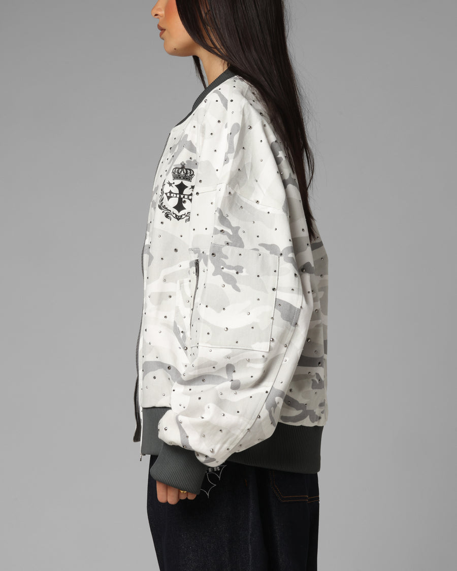 Loiter Hailstorm Bomber Snow Camo | Culture Kings US