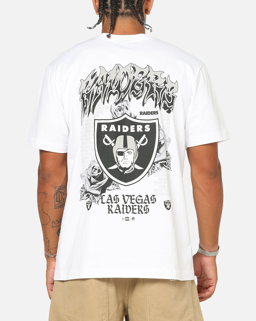 New Era Las Vegas Raiders Rose Oversized T-Shirt White | Culture Kings US