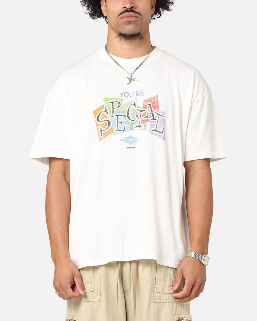 73Studio X Fallout '76 S.P.E.C.I.A.L Vintage T-Shirt Off White ...