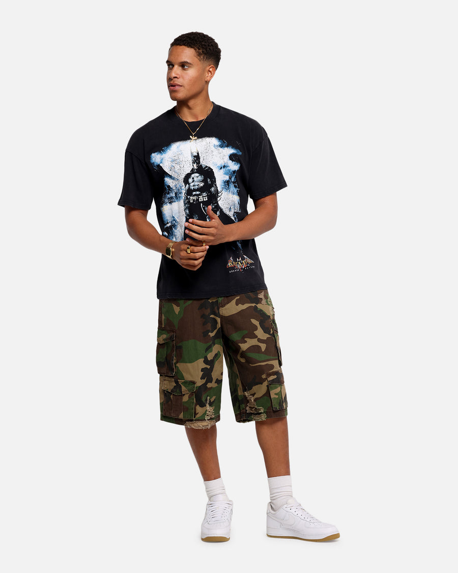 73Studio X DC Batman Arkham Asylum Vintage T-Shirt Black | Culture Kings US