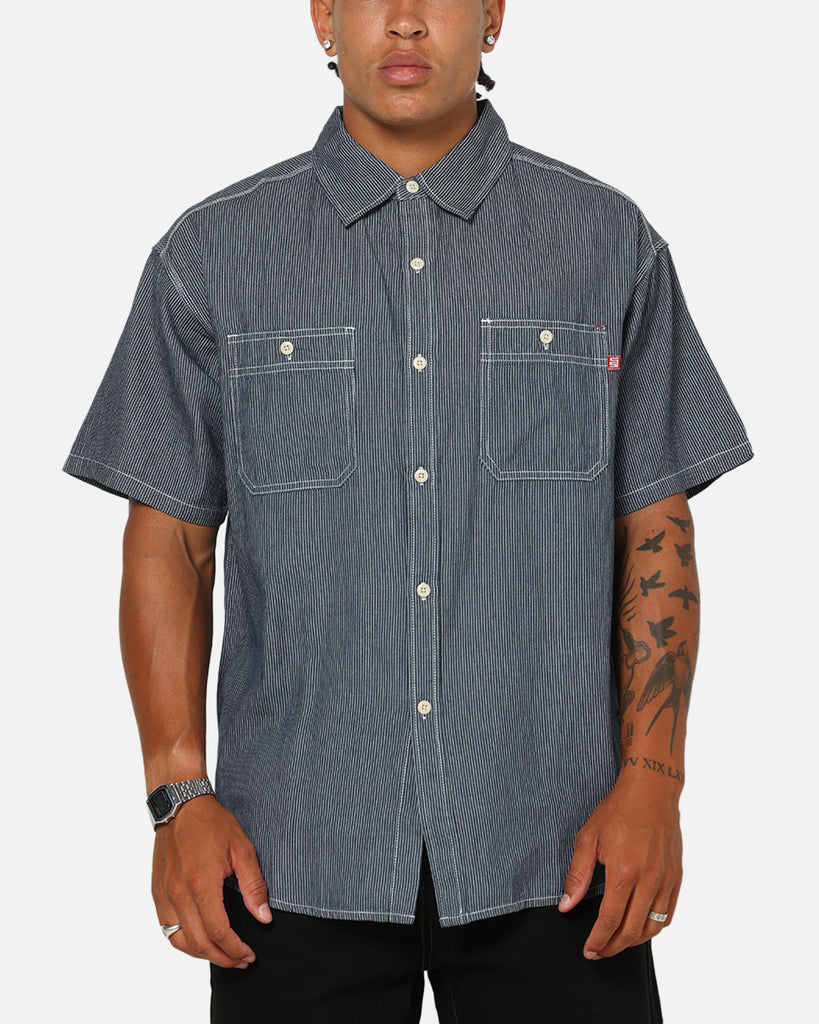S Double Union Work Button Up Shirt Stripe | Culture Kings US