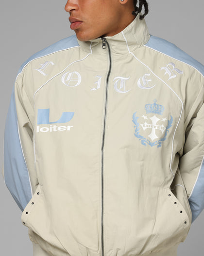 Loiter Imperial Track Jacket Grey | Culture Kings US