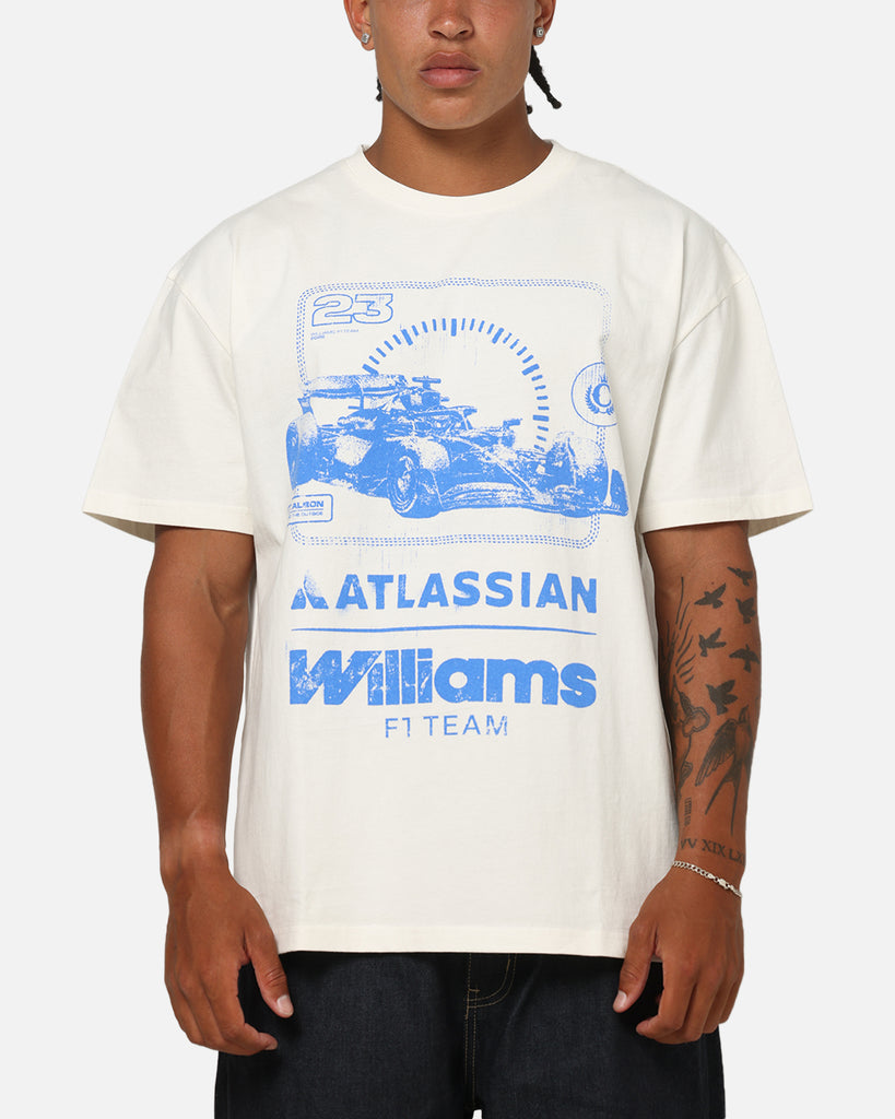 Culture Kings X Atlassian Williams F1 Team Team Heavy T-Shirt Off Whit ...