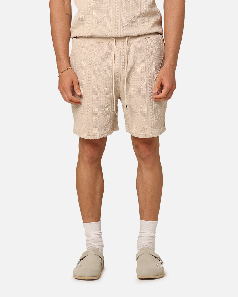 XXIII Danny Knit Shorts Beige | Culture Kings US