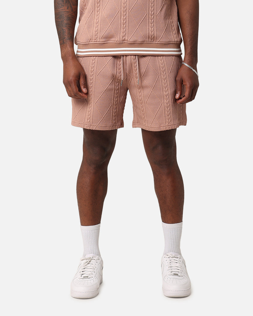 XXIII Danny Knit Shorts Mocha | Culture Kings US