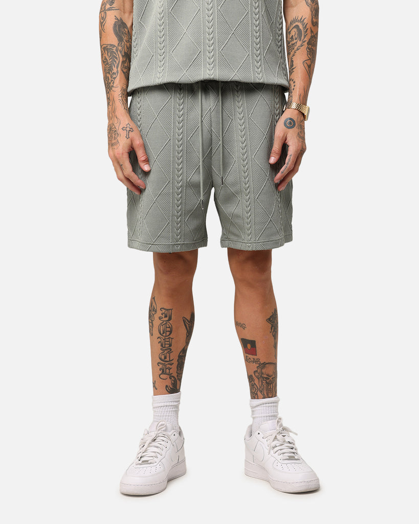 XXIII Danny Knit Shorts Olive | Culture Kings US