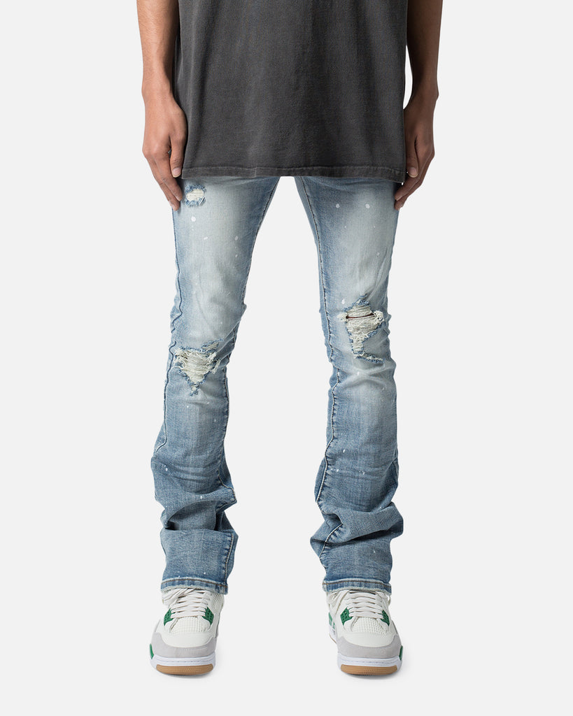 MNML X598 Pond Skinny Flare Denim Jeans Blue | Culture Kings US