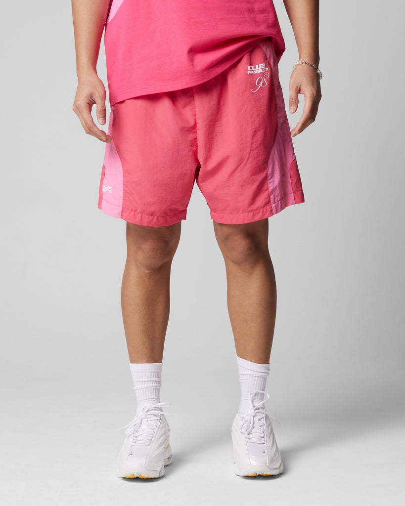 Loiter Subculture Panel Shorts Pink | Culture Kings US