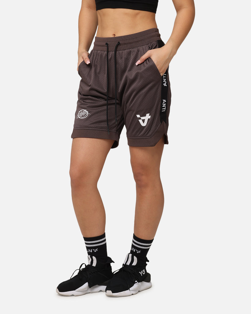 The Anti Order Future Racing Basketball Shorts Dark Brown | Culture ...