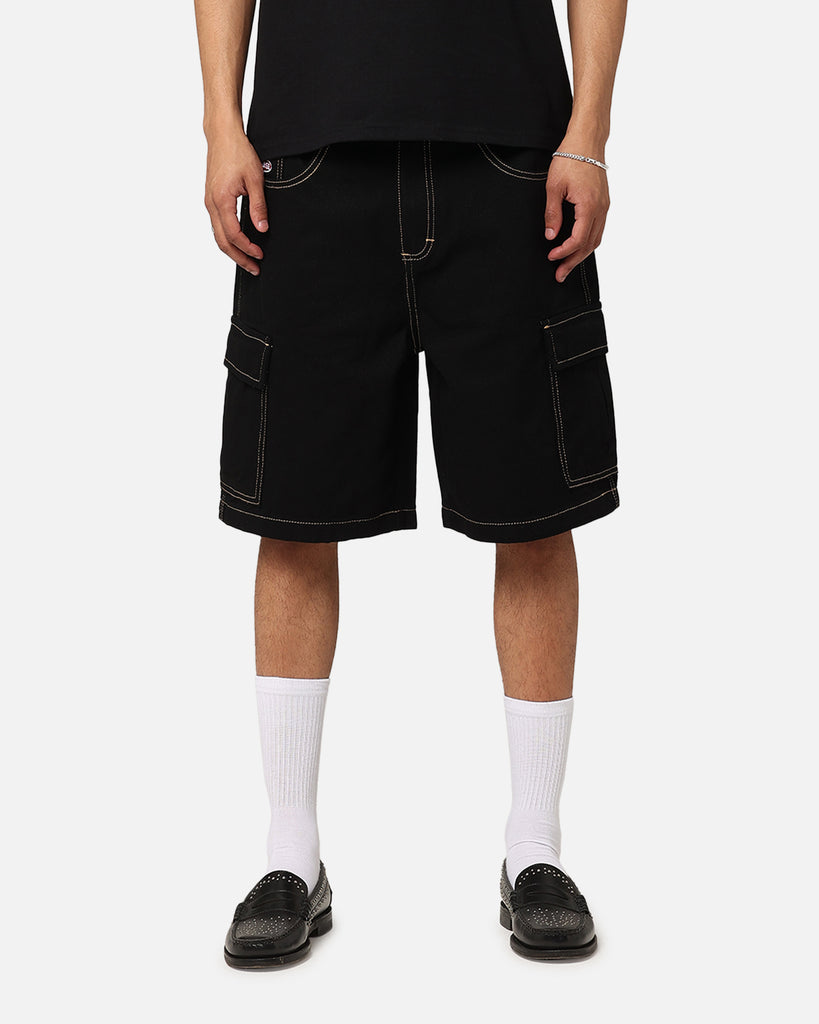 X-Large Bull Denim 91 Cargo Short Black Denim | Culture Kings US