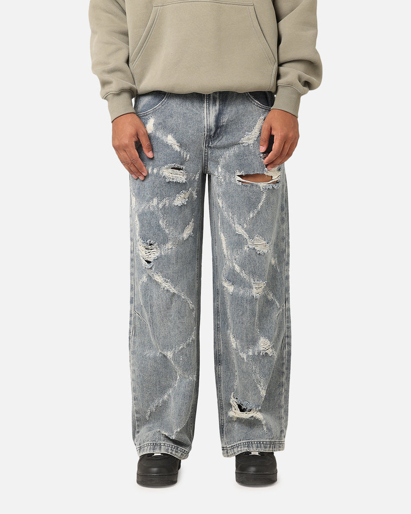 Saint Morta Amplus Web Jeans Vintage Blue | Culture Kings US