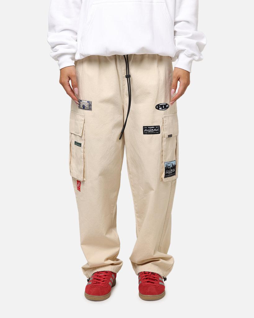 Carre Patchwork Cargo Jogger Cream | Culture Kings US
