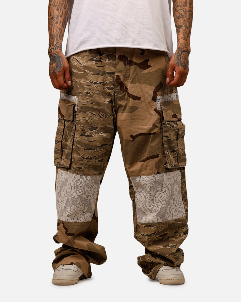 MNML Ultra Baggy Camo Ripstop Cargo Pants Multi | Culture Kings US