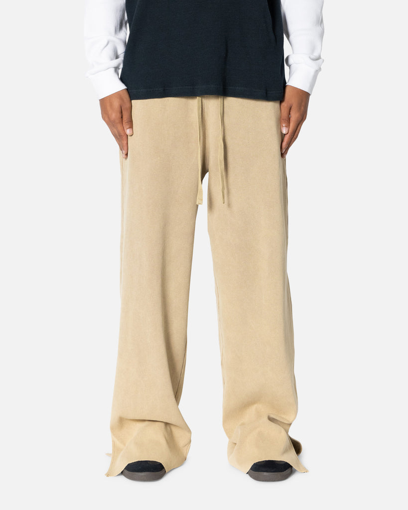 MNML Ribbed Slinky Sweatpants Earth | Culture Kings US