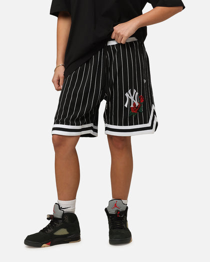 New Era New York Yankees Rose Mesh Shorts Black | Culture Kings US