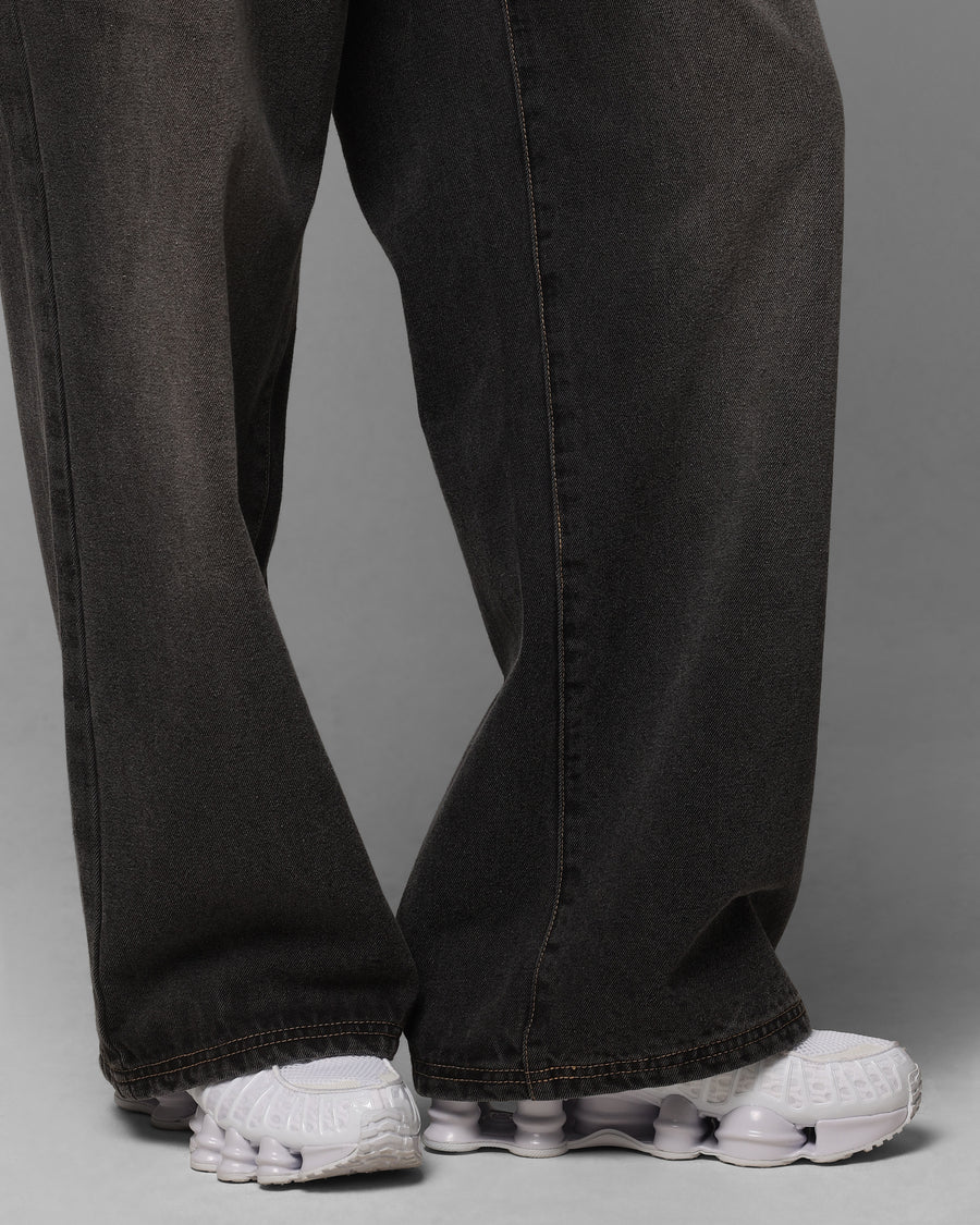 Loiter Star Layered Jeans Vintage Black | Culture Kings US