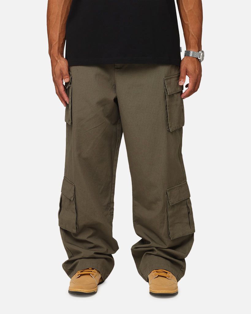 Carre Tactical Baggy Cargo Pants Khaki | Culture Kings US