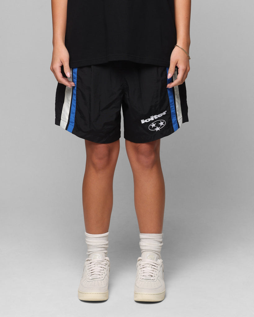 Loiter Trackstar Walk Shorts Black | Culture Kings US