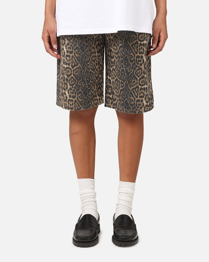 XXIII Women's Leopard Wide Leg Jorts Leopard | Culture Kings US