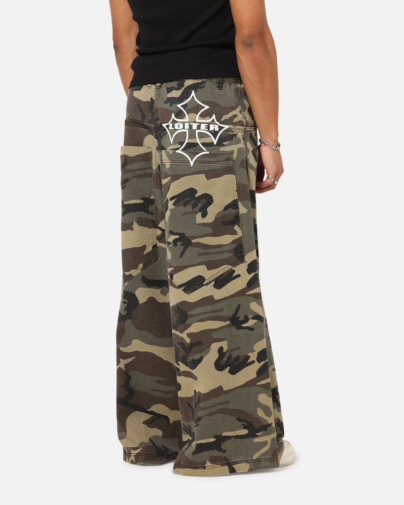 Loiter Skate Jeans Woodland Camo | Culture Kings US