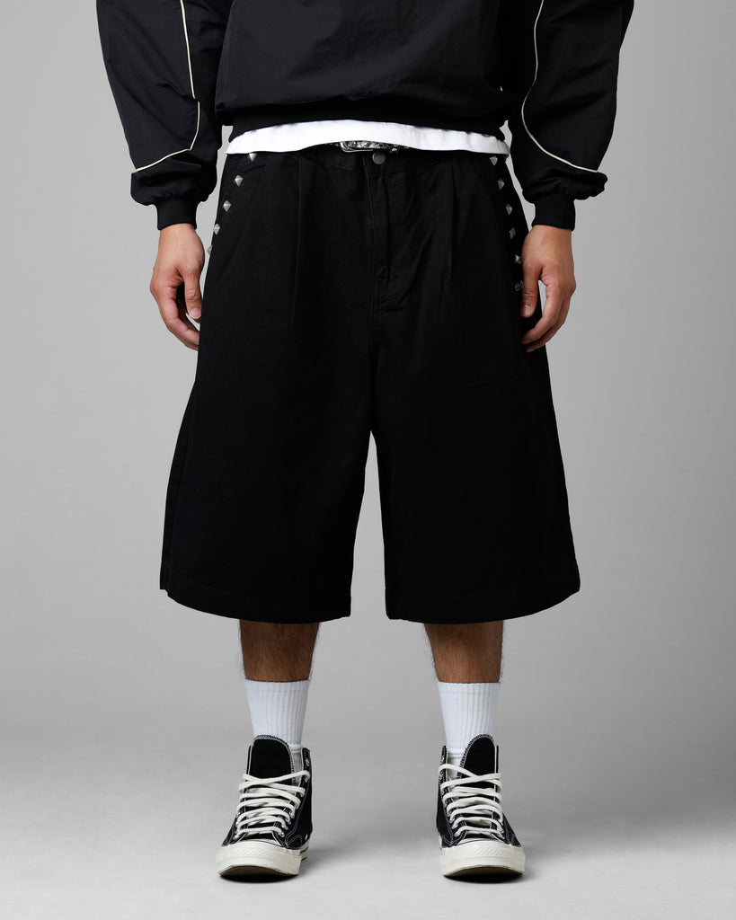 Loiter 3 Quarter Shorts Black | Culture Kings US