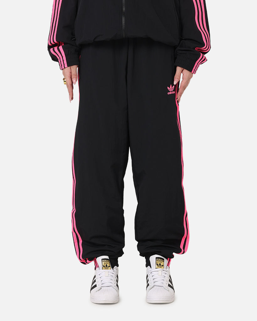 Adidas Firebird Pants Black/Lucid Pink | Culture Kings US