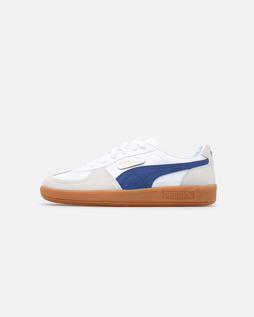 Puma Palermo Leather White/Blue | Culture Kings US