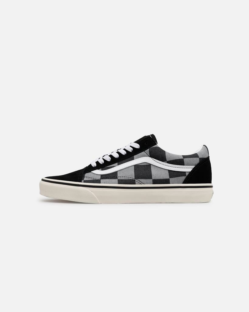 Vans Old Skool "Mono Checkerboard" Black | Culture Kings US