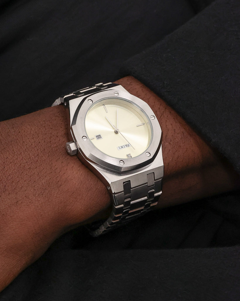 Saint Morta Diamond Medio Watch Silver/Diamond | Culture Kings US