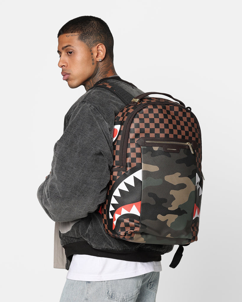 Sprayground Sip Camo Accent DLXSV Backpack Sip With Camo | Culture Kings US