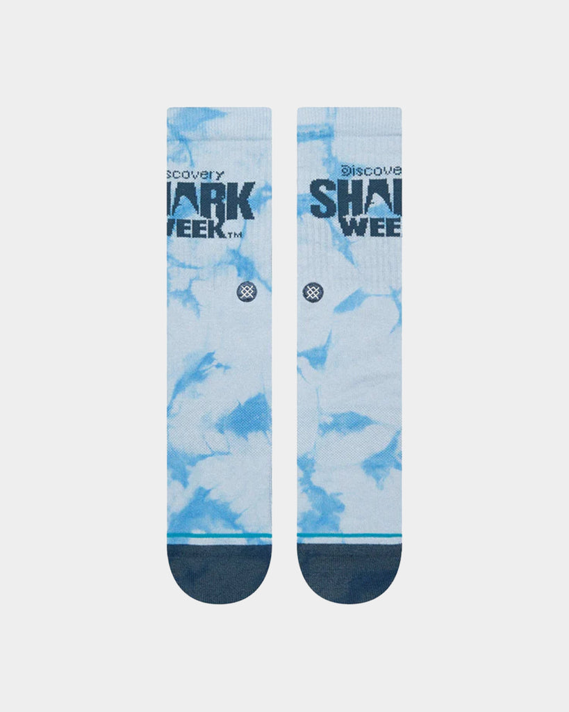 Stance Shark Week Crewcut Socks Blue | Culture Kings US