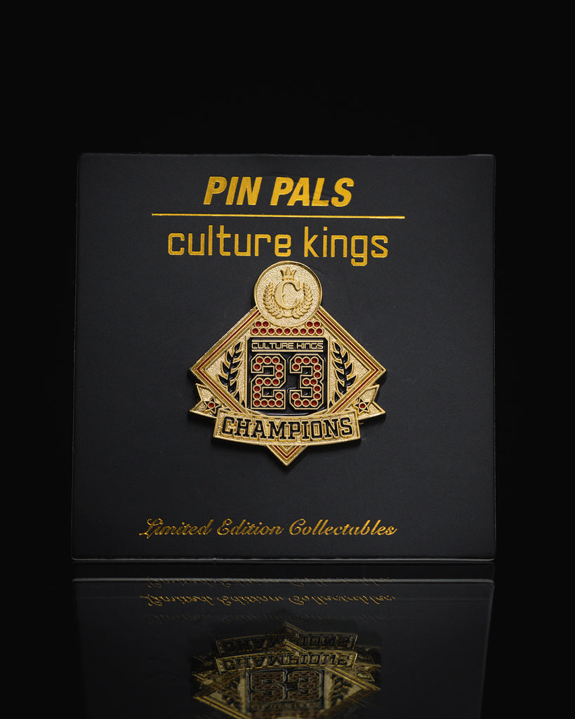 Pin Pals X Culture Kings Champions Pin Gold/Black/Red | Culture Kings US